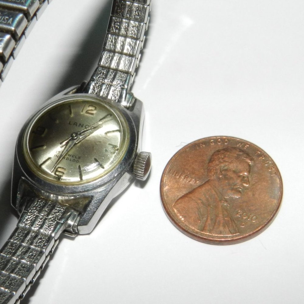 Vintage Antimagnetic Lanco Swiss Made Incabloc 17 Jew… - Gem